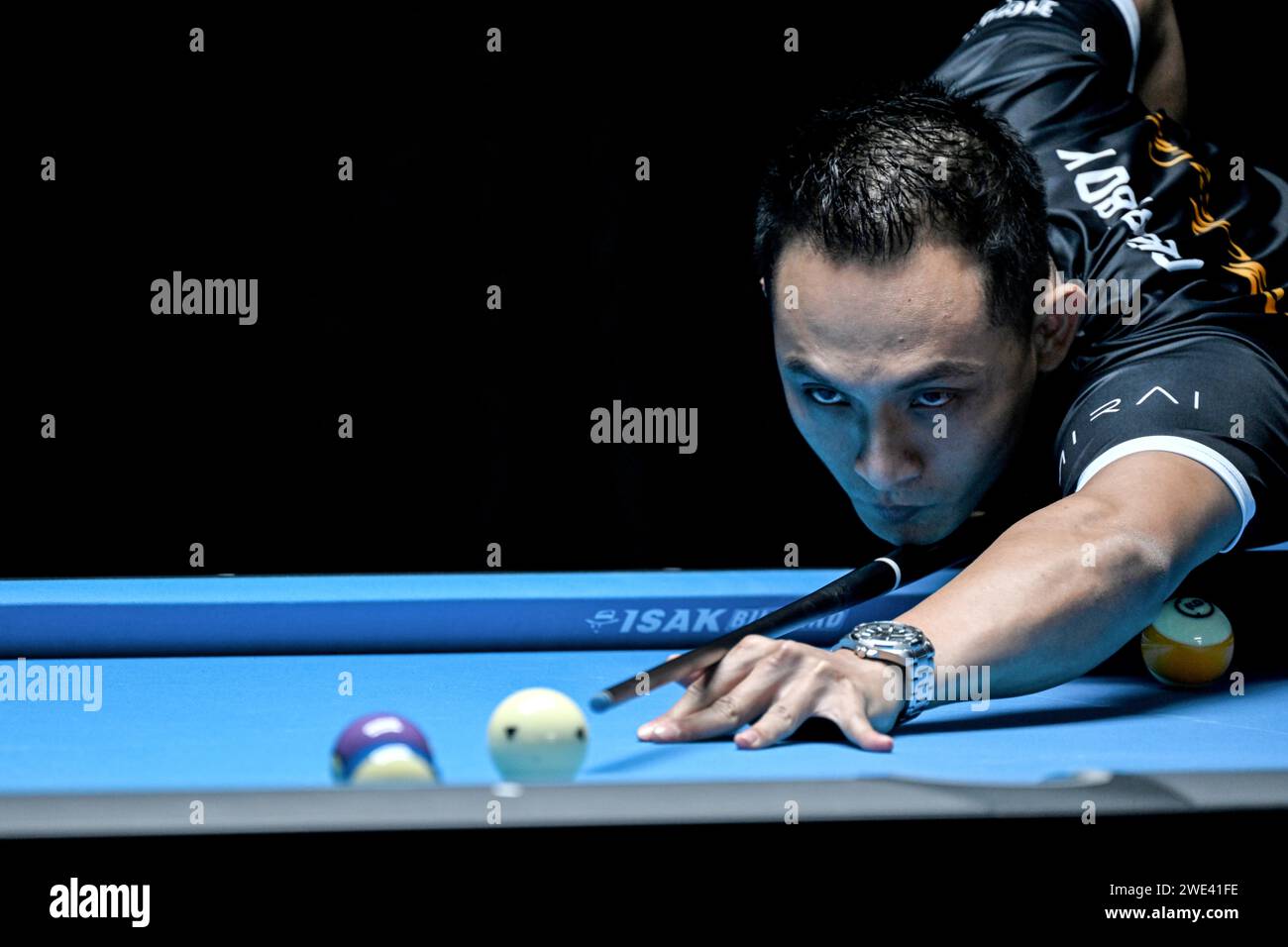 Jakarta, Indonesia. 23rd Jan, 2024. Gebby Adi Wibawa Putra of Indonesia ...