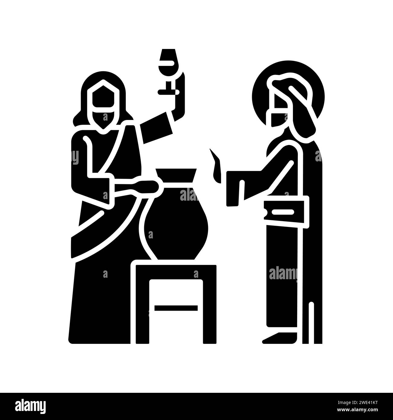 The miracle at cana Cut Out Stock Images & Pictures - Alamy