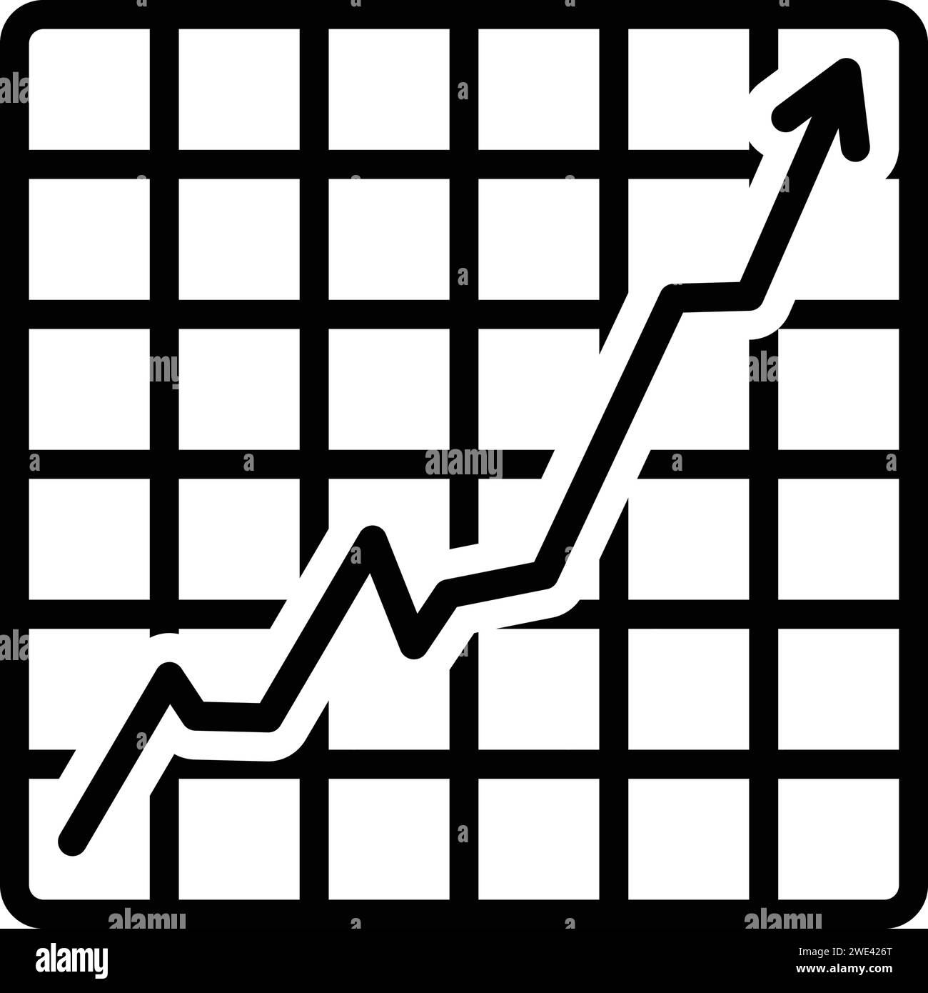 Increasing stocks graphic Stock Vector Images - Alamy