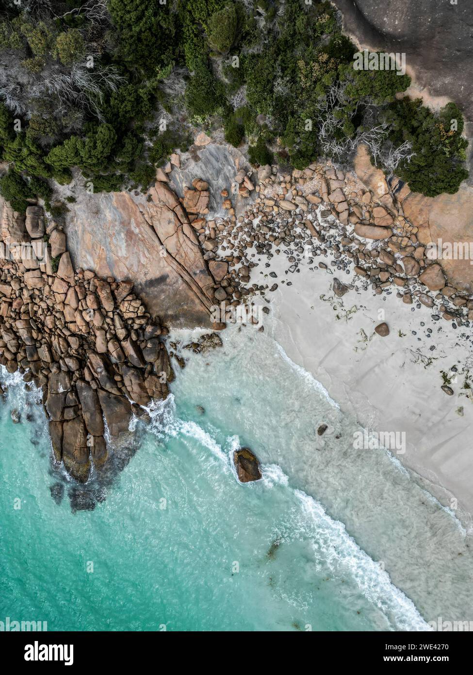 Blue Haven beach from above Stock Photo - Alamy