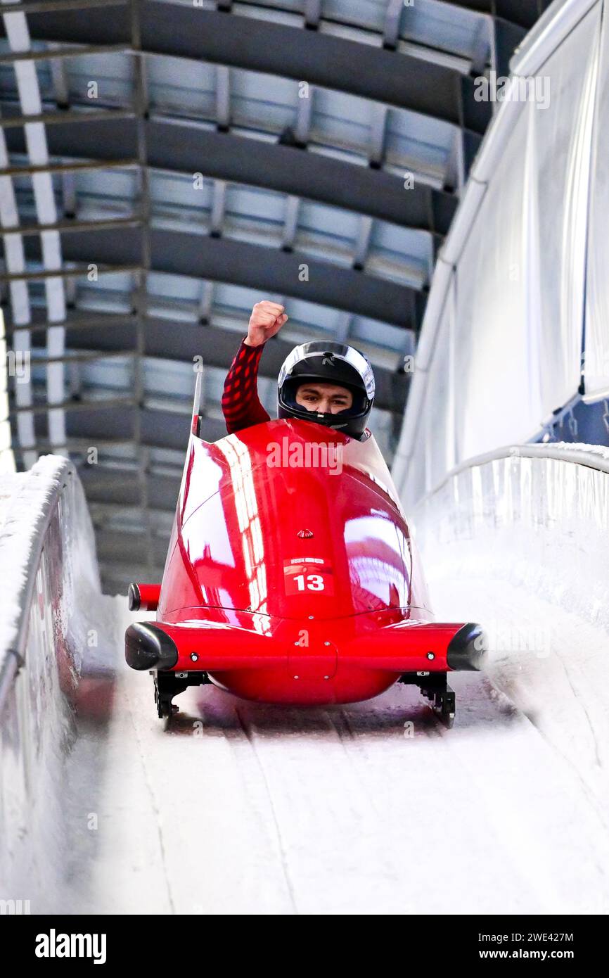 Pyeongchang, South Korea. 23rd Jan, 2024. Jonathan Lourimi of Tunisia ...