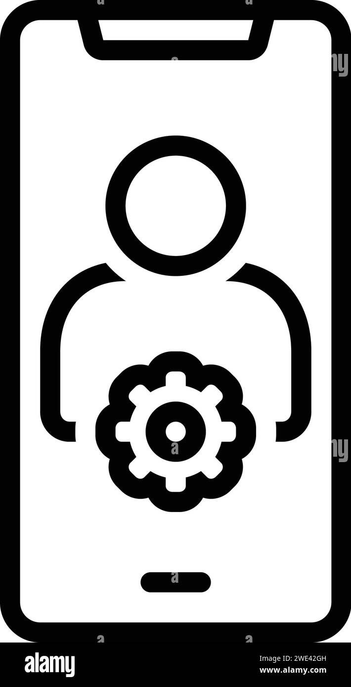 App setting Stock Vector Images - Alamy