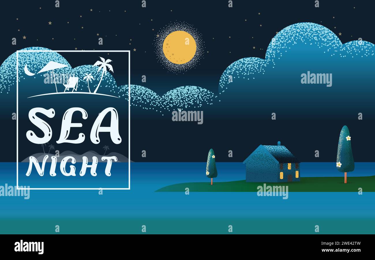 Beautiful view resort building Stock Vector Images - Alamy