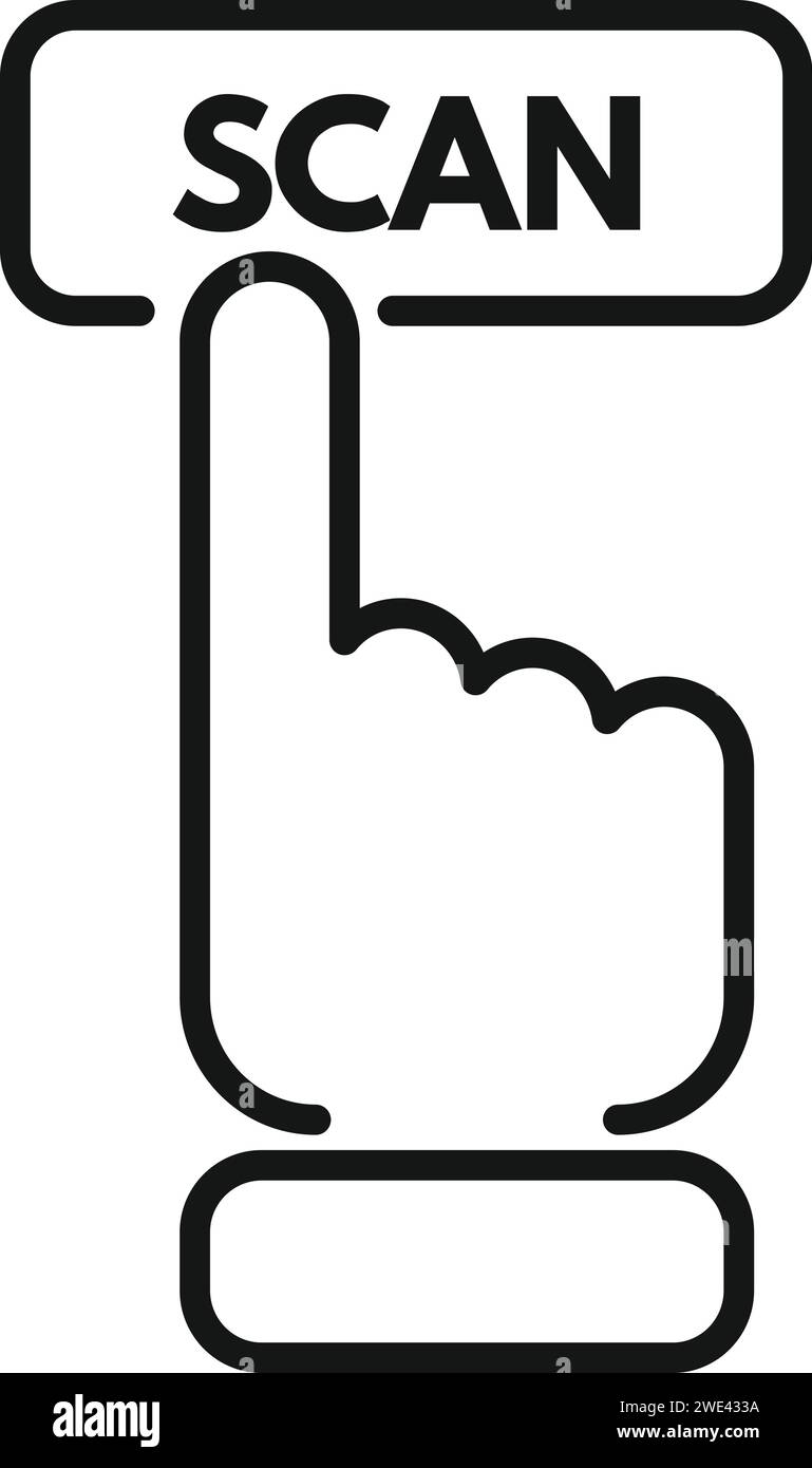 Phone scan receipt Black and White Stock Photos & Images - Alamy