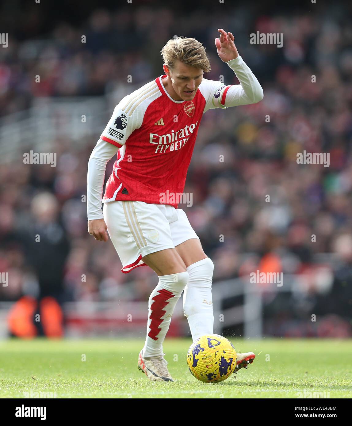 Martin Odegaard of Arsenal. - Arsenal v Crystal Palace, Premier League ...