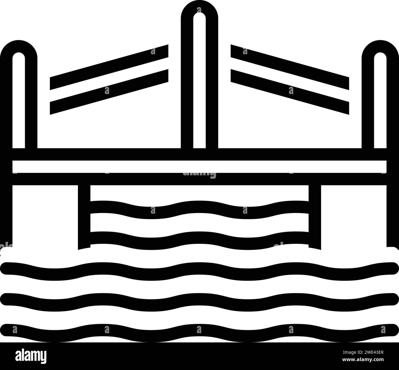 Icon for bridge,viaduct Stock Vector Image & Art - Alamy