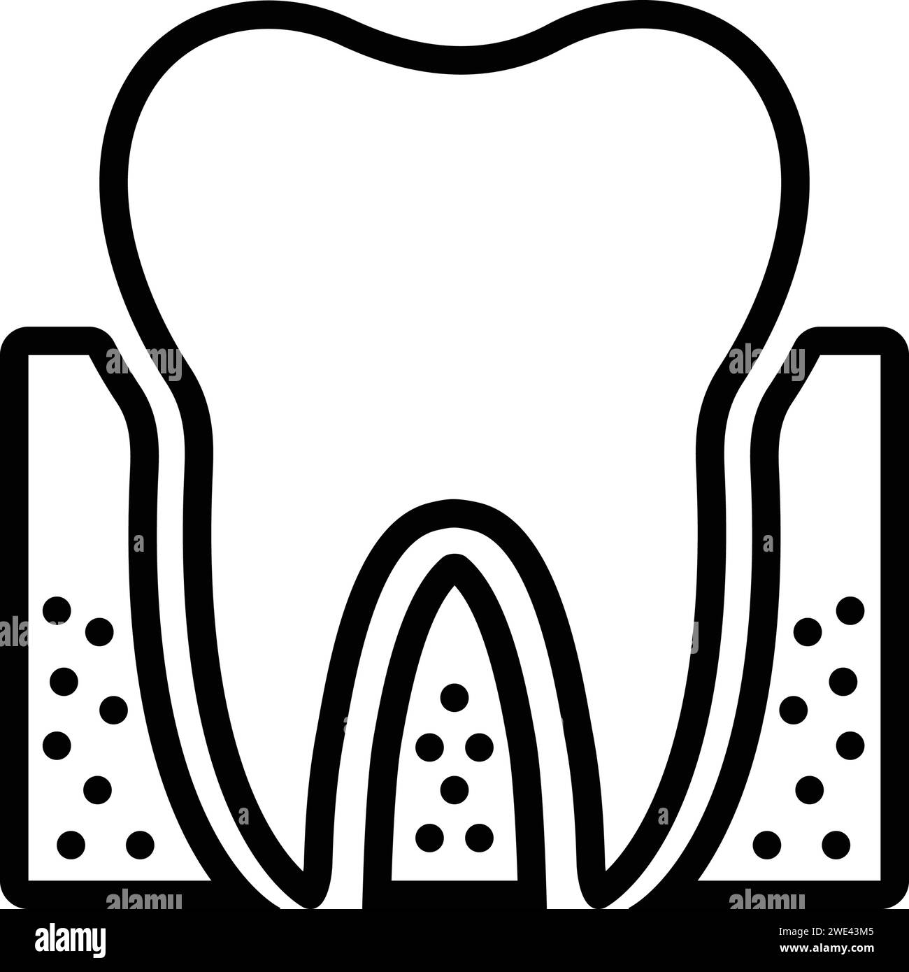 Icon for periodontics; dental Stock Vector Image & Art - Alamy