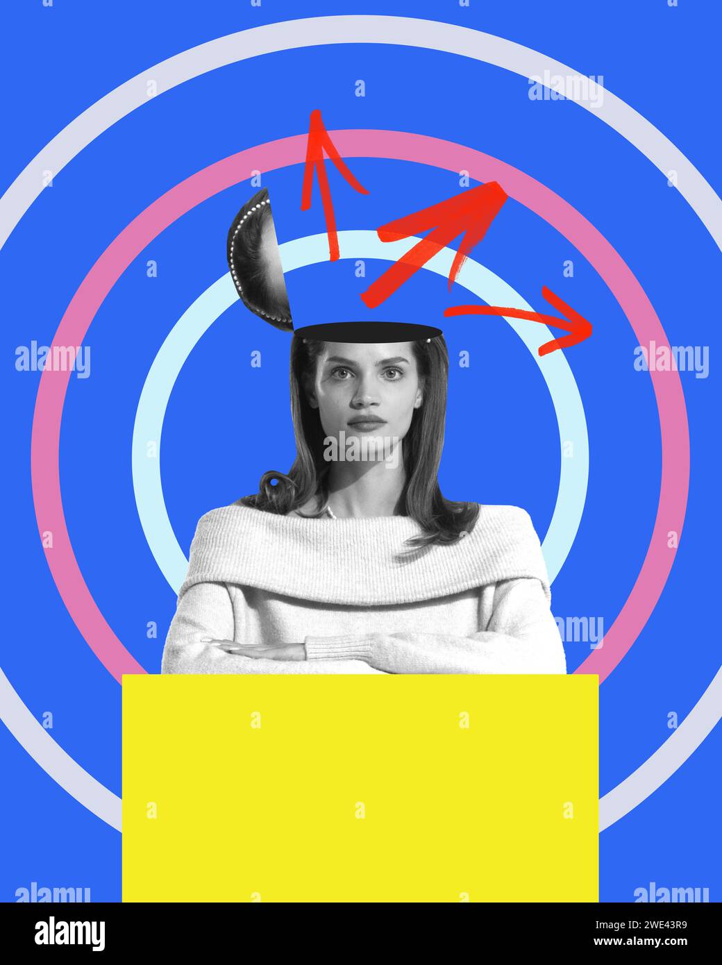 Promotional image for creative thinking seminar, symbolizing 'thinking ...