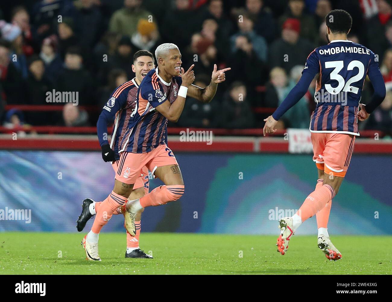 GOAL 1-0, Danilo of Nottingham Forest goal celebration. - Brentford v ...