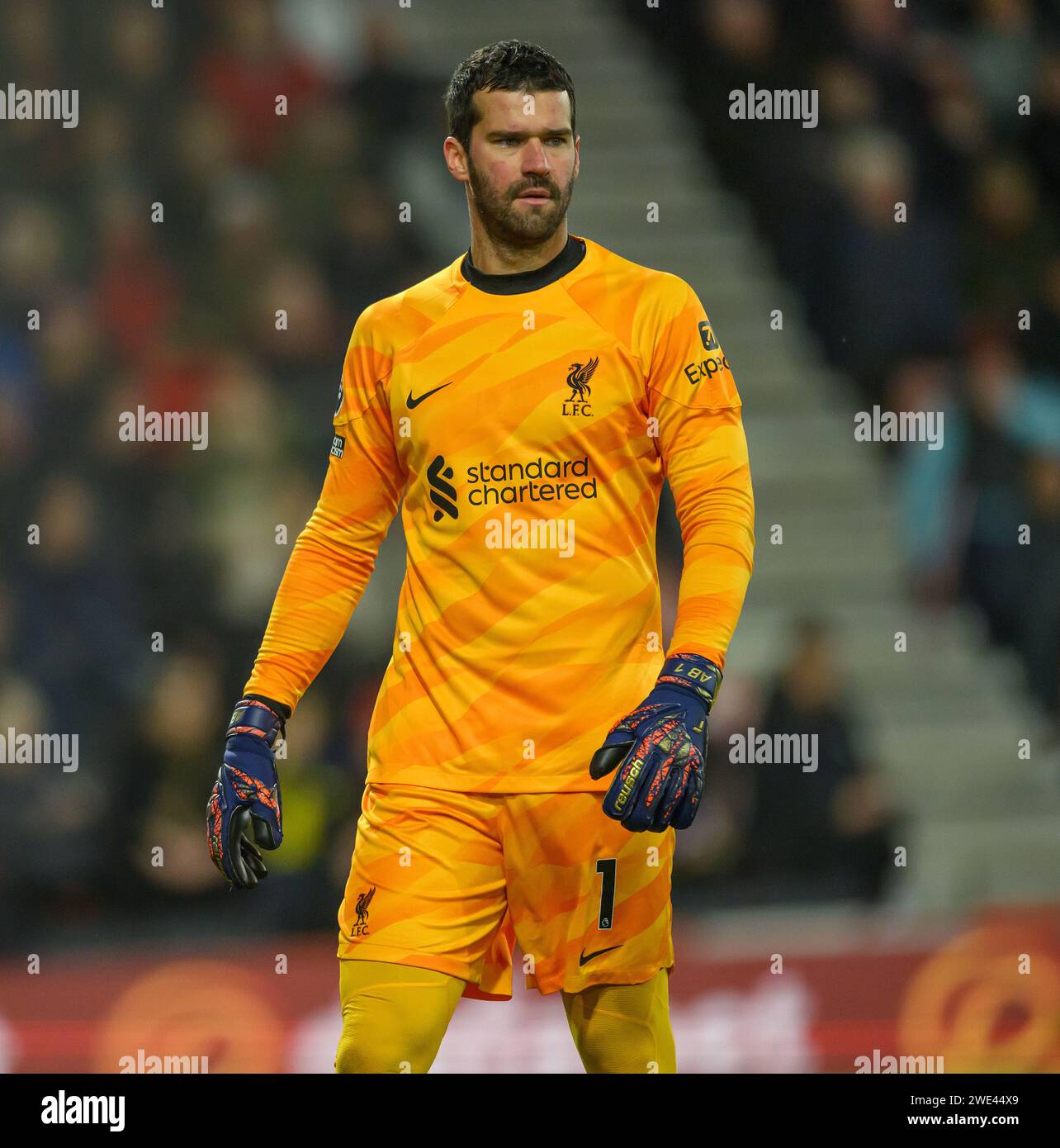 London, UK. 21st Jan, 2024 - AFC Bournemouth v Liverpool - Premier ...