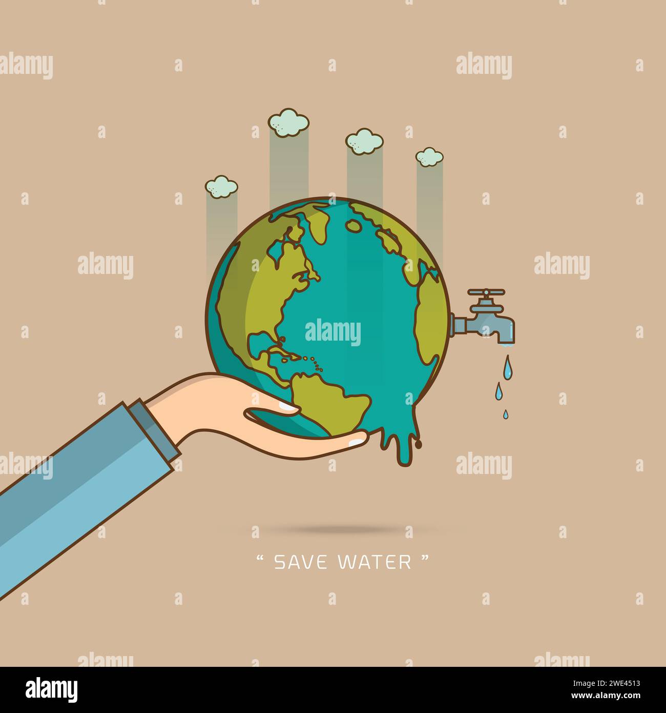 Save water campaign hi-res stock photography and images - Alamy