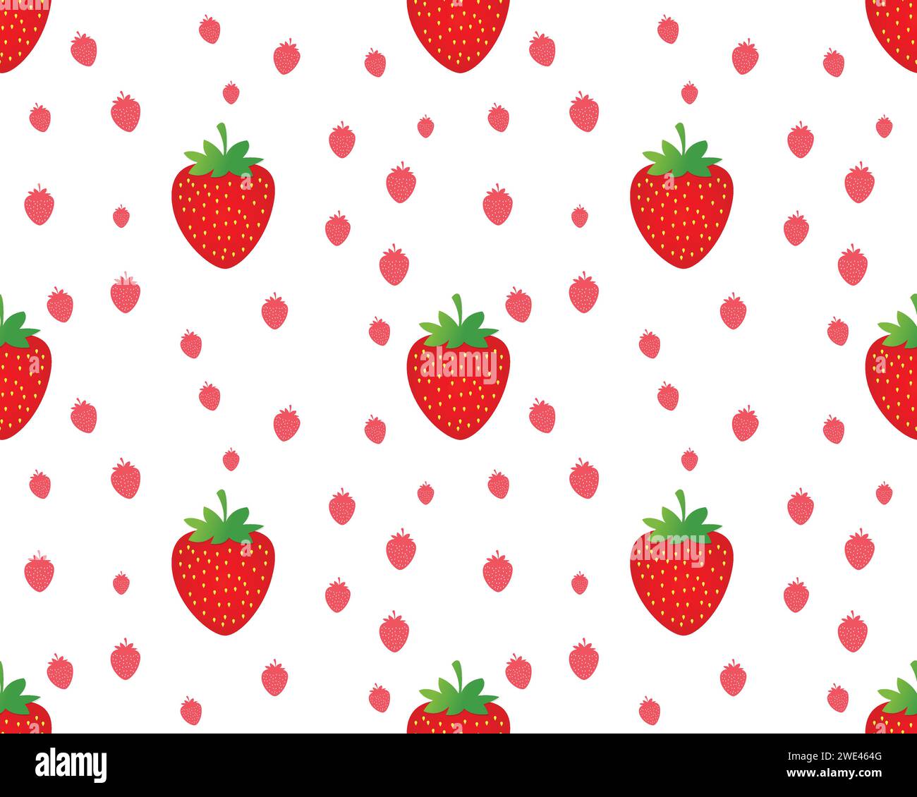 seamless strawberry pattern on white background vector illustration ... seamless strawberry pattern on white background vector illustration ...