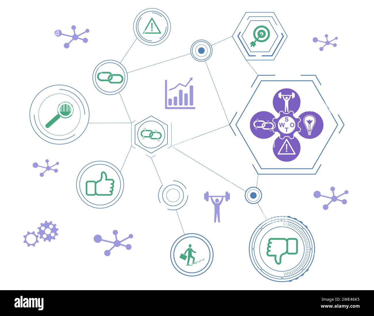 Icon theory concept Cut Out Stock Images & Pictures - Alamy