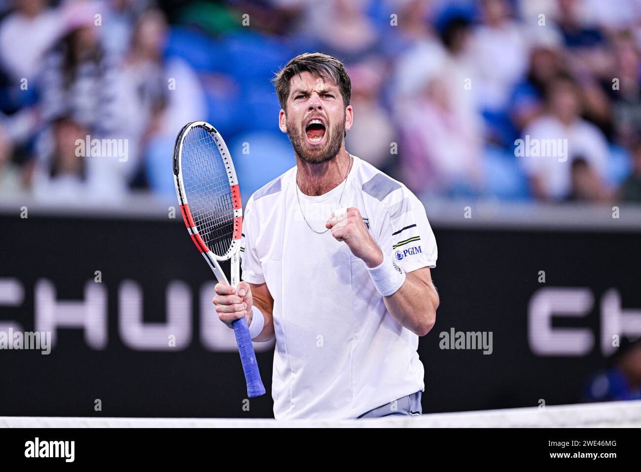 Cameron Norrie of GBR during the Australian Open 2024, Grand Slam ...