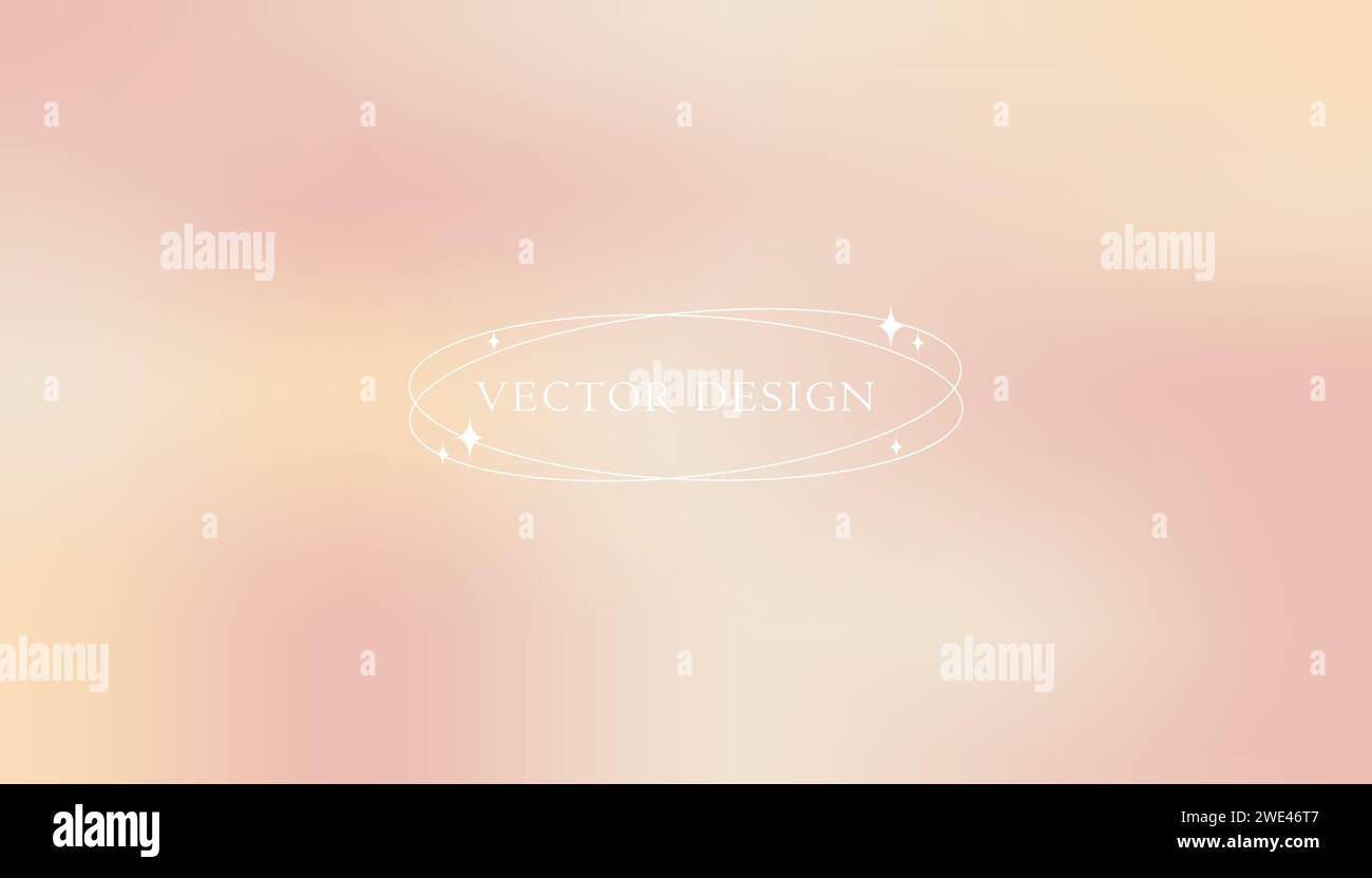 Retro gradient background. Minimalist vector illustration. Soft blur ...