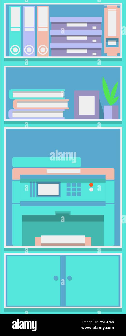 Office locker Stock Vector Images - Alamy