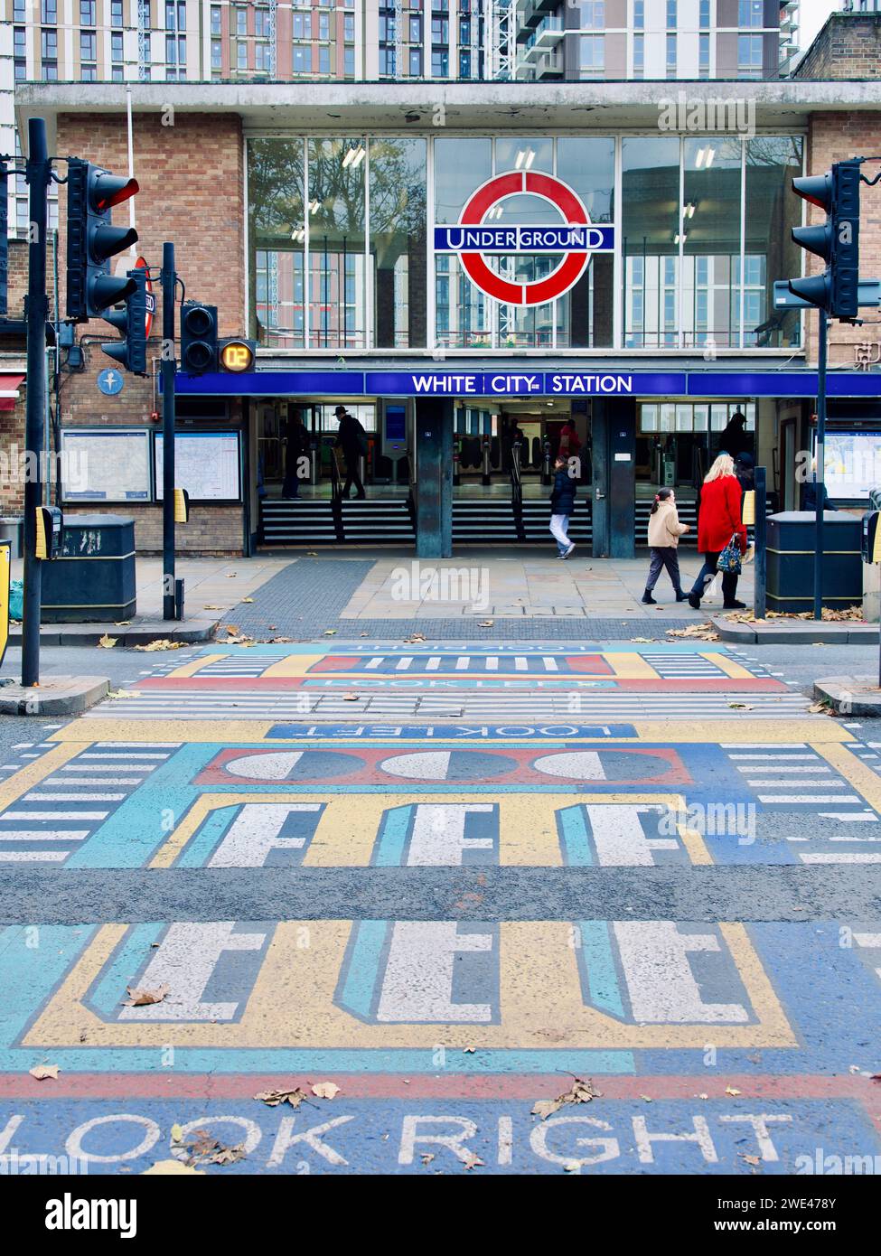 White City Tube Station Stock Photo - Alamy