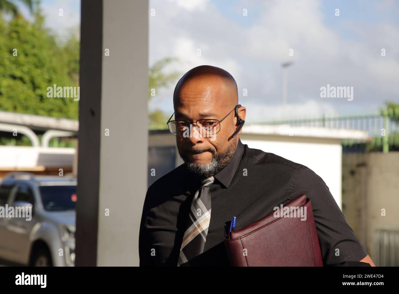 Lawyer Murvin Dubois from the five-member legal team of convicted ex ...