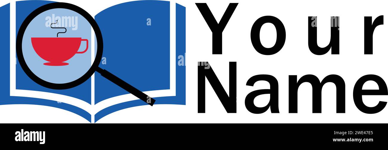 Logo for library Stock Vector Image & Art - Alamy