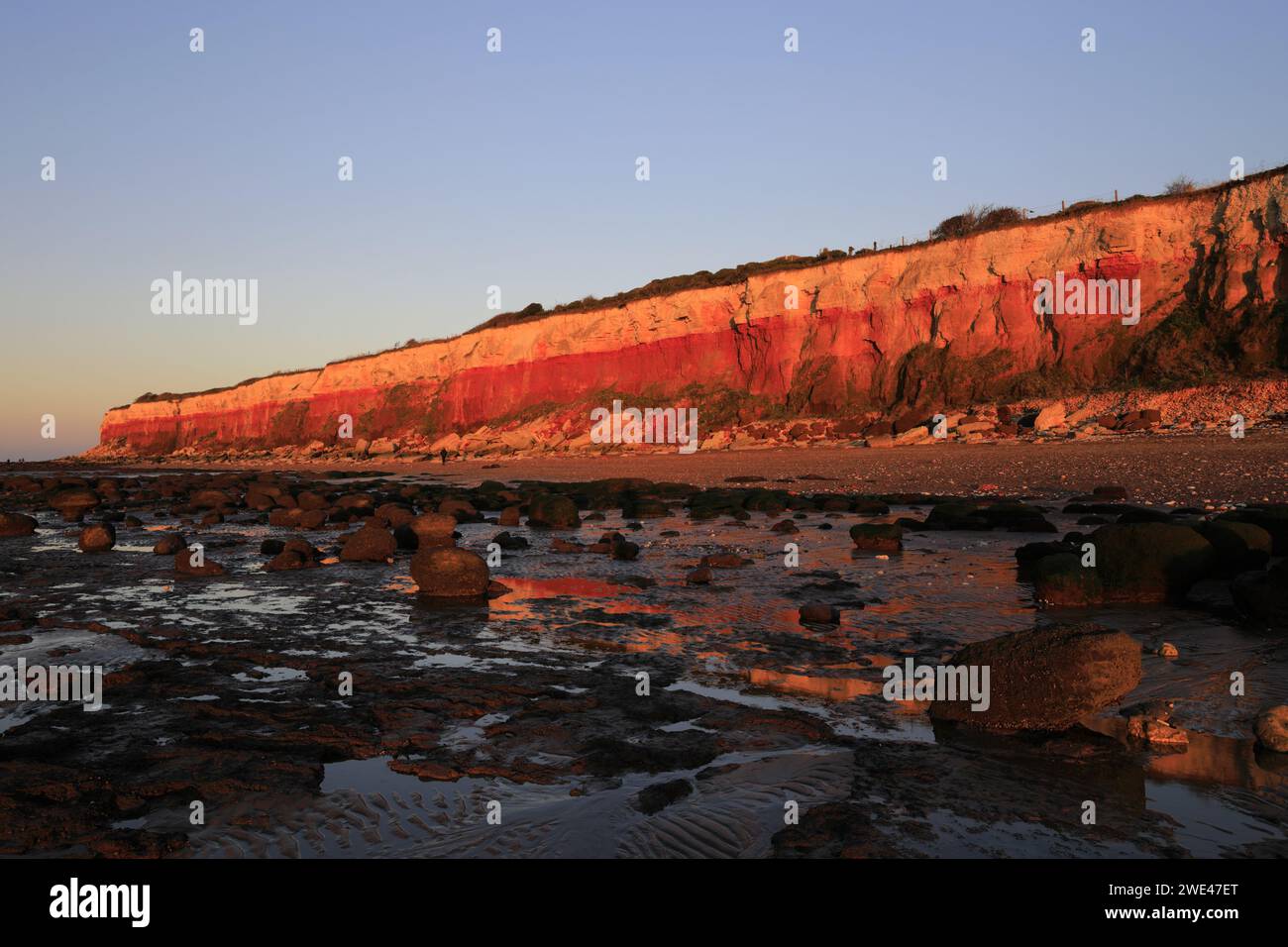 Hunstanton cliffs close up hi-res stock photography and images - Alamy