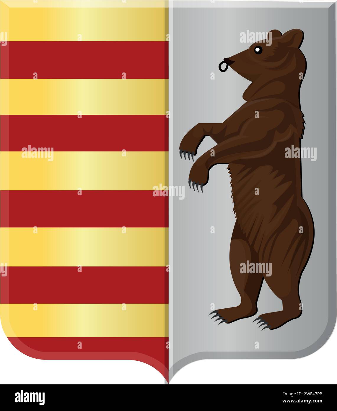 Coat of arms of BERINGEN, BELGIUM Stock Vector Image & Art - Alamy