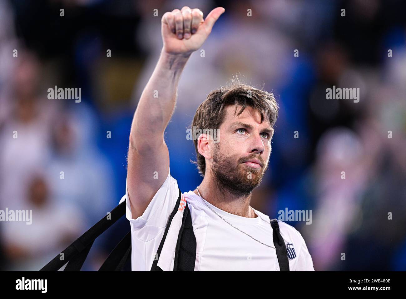 Melbourne, Australie. 22nd Jan, 2024. Cameron Norrie of GBR during the ...
