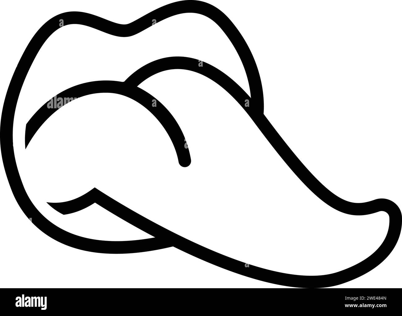 Tongue and lip logo hi-res stock photography and images - Alamy