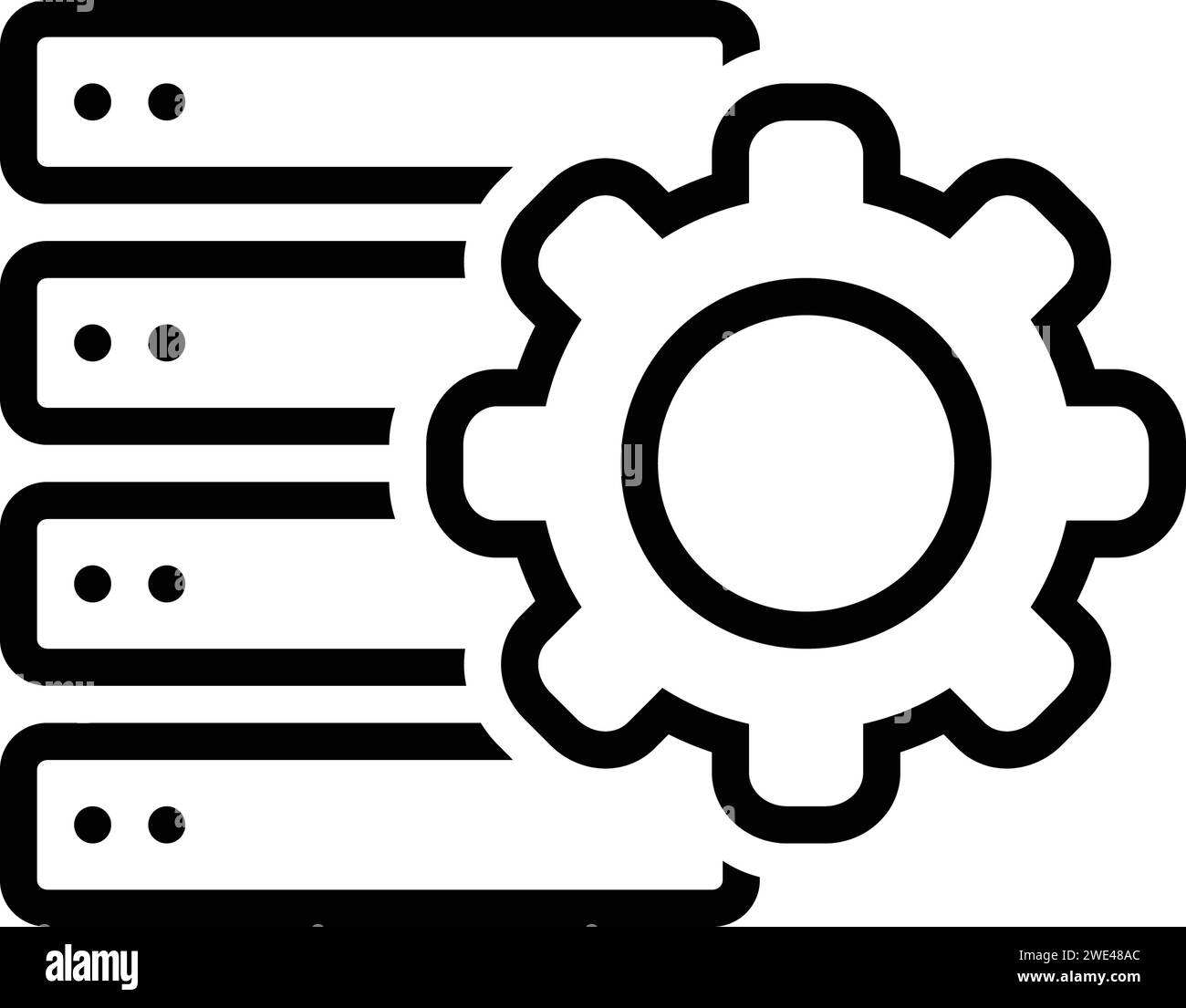 Icon settings storage hi-res stock photography and images - Alamy