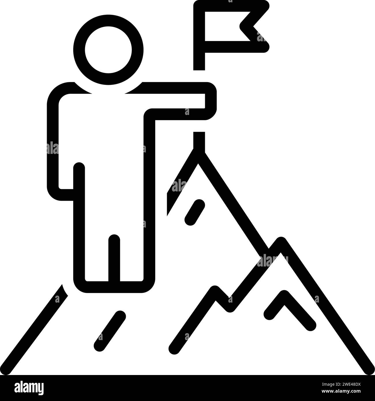 Icon for overcoming ,win Stock Vector Image & Art - Alamy