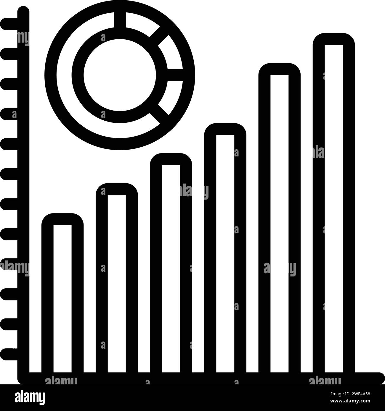 Icon for statistics, chart, diagram Stock Vector Image & Art - Alamy
