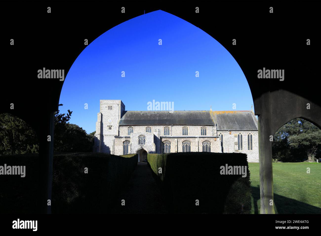 All Saints church, Thornham village; North Norfolk; England; UK Stock ...