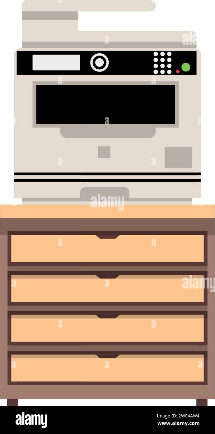 Office xerox printer icon hi-res stock photography and images - Alamy