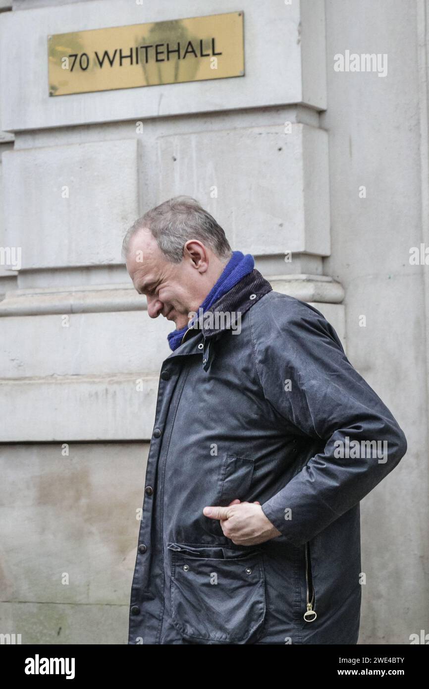 London, UK. 23rd Jan, 2024. Ed Davey, Leader of the Liberal Democrats ...