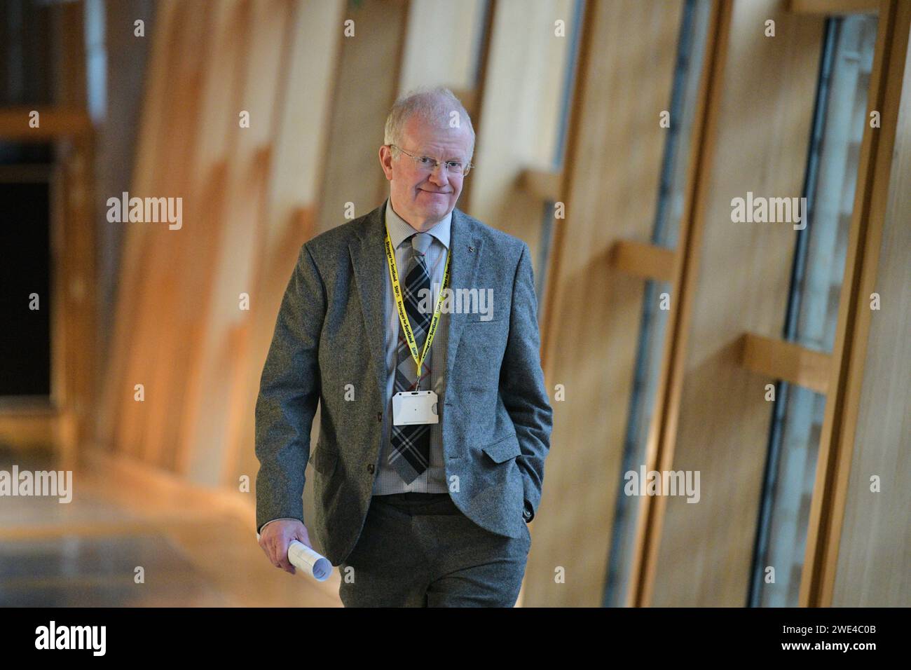Edinburgh Scotland, UK 23 January 2024. John Mason MSP at the Scottish ...