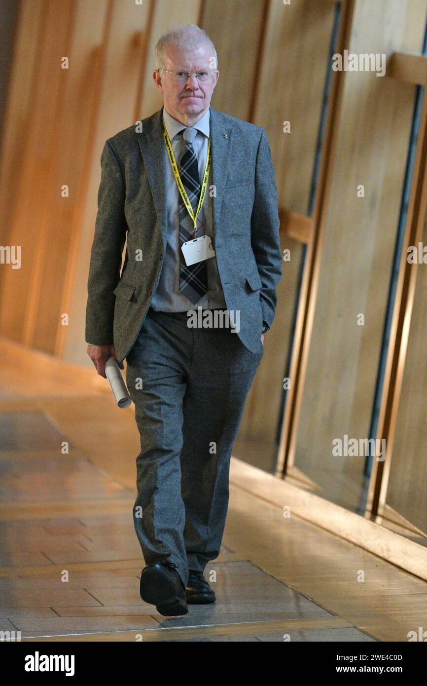 Edinburgh Scotland, UK 23 January 2024. John Mason MSP at the Scottish ...