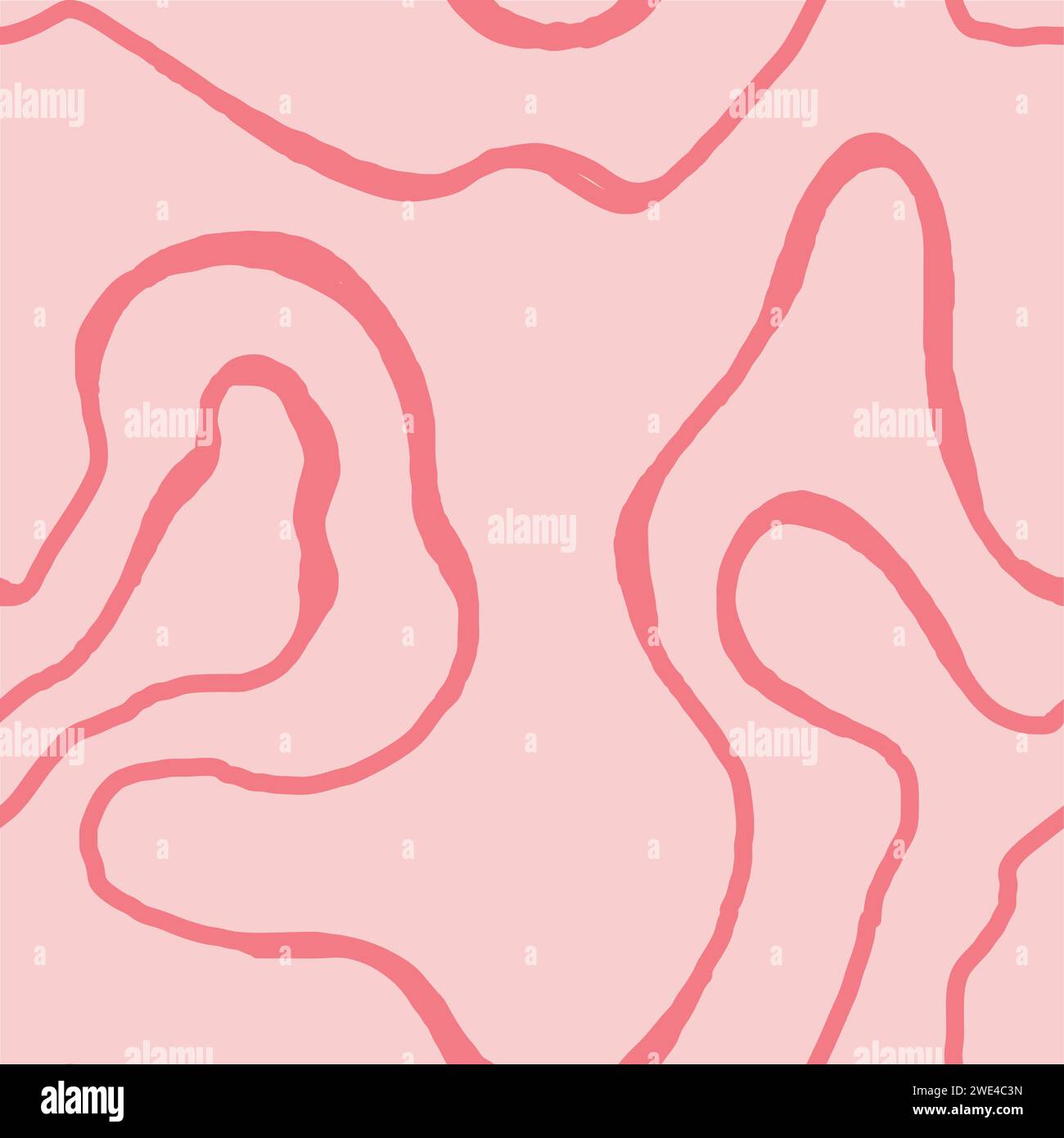 Wavy Seamless Trippy Pattern. Seamless pattern of colorful abstract ...
