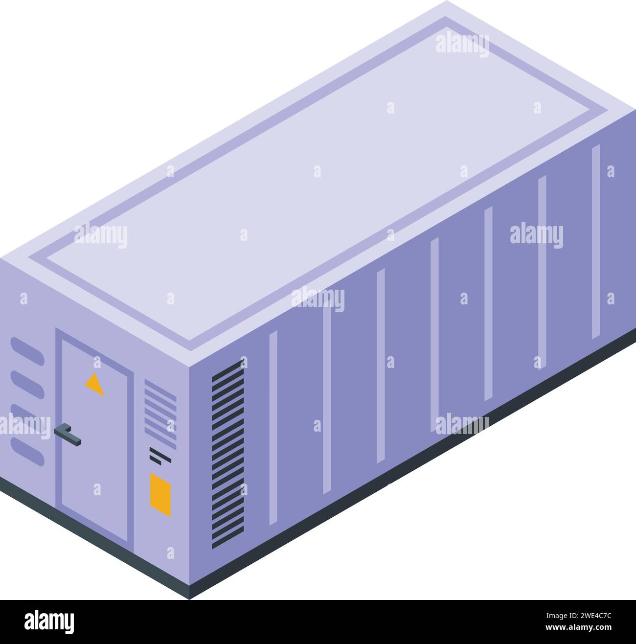 Hydrogen production terminal icon isometric vector. Fueling storing ...