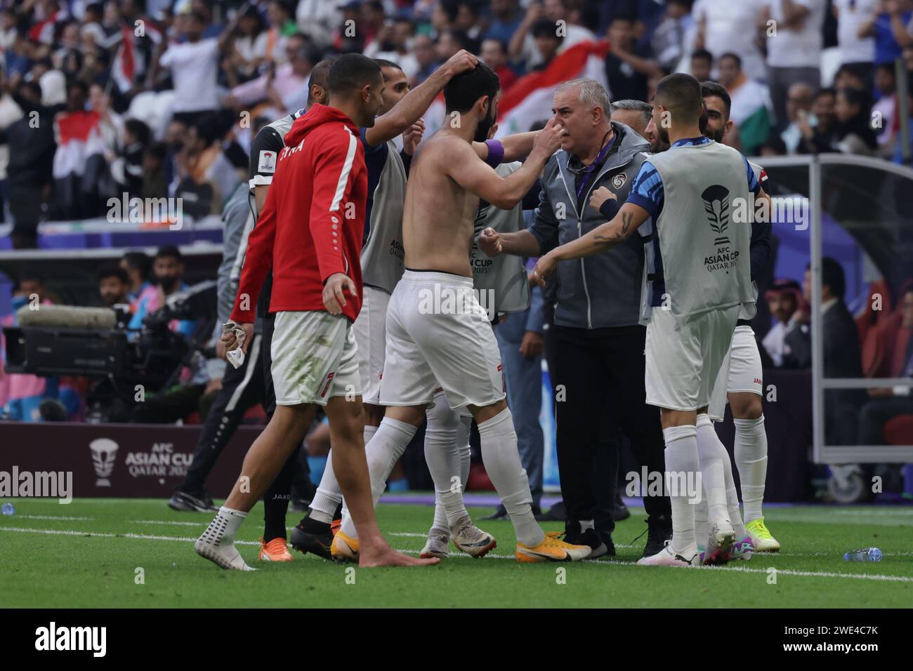 Al Khor, Qatar. 23rd Jan, 2024. AL KHOR, QATAR - JANUARY 23: Omar ...