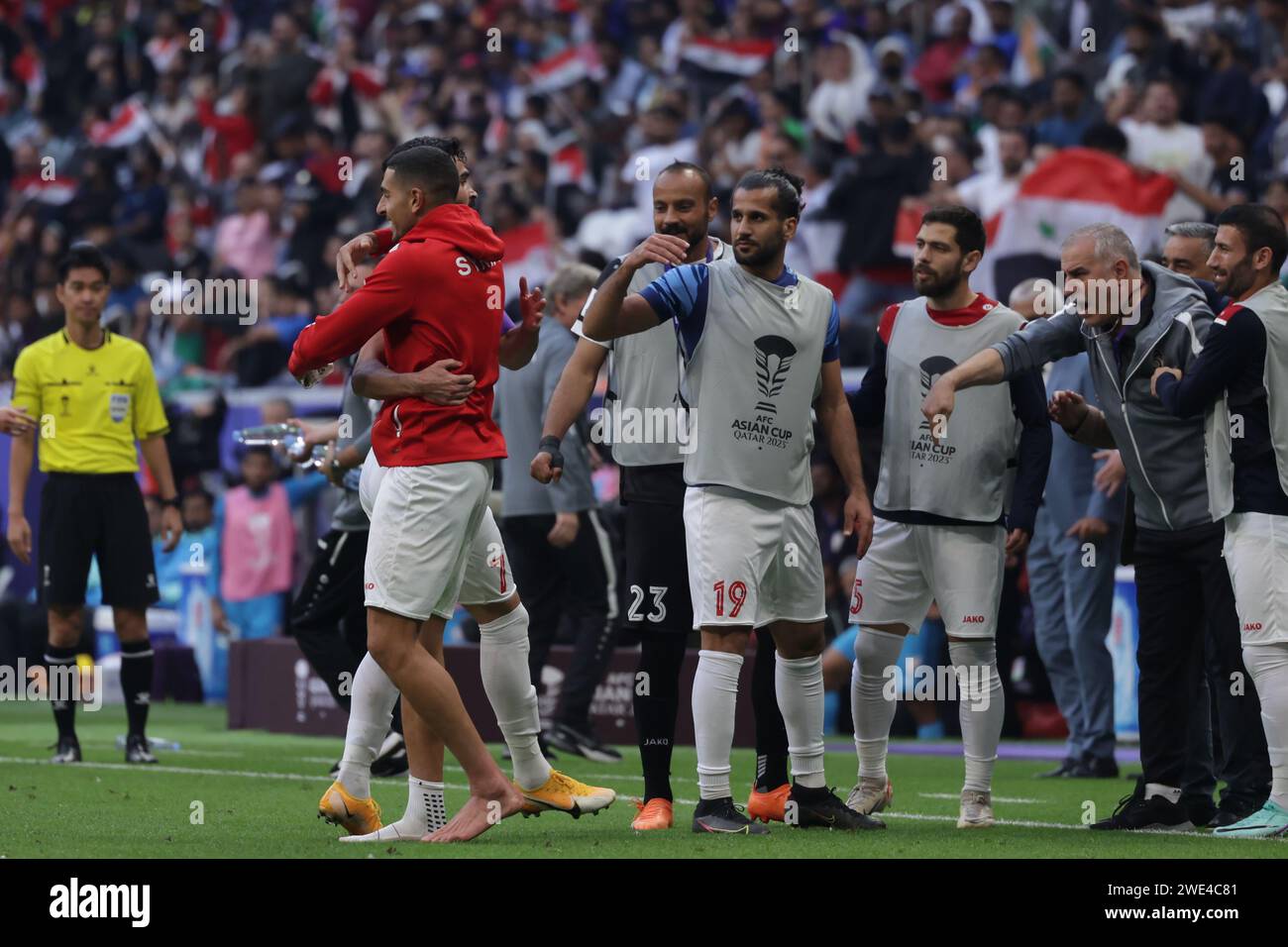 Al Khor, Qatar. 23rd Jan, 2024. AL KHOR, QATAR - JANUARY 23: Omar ...