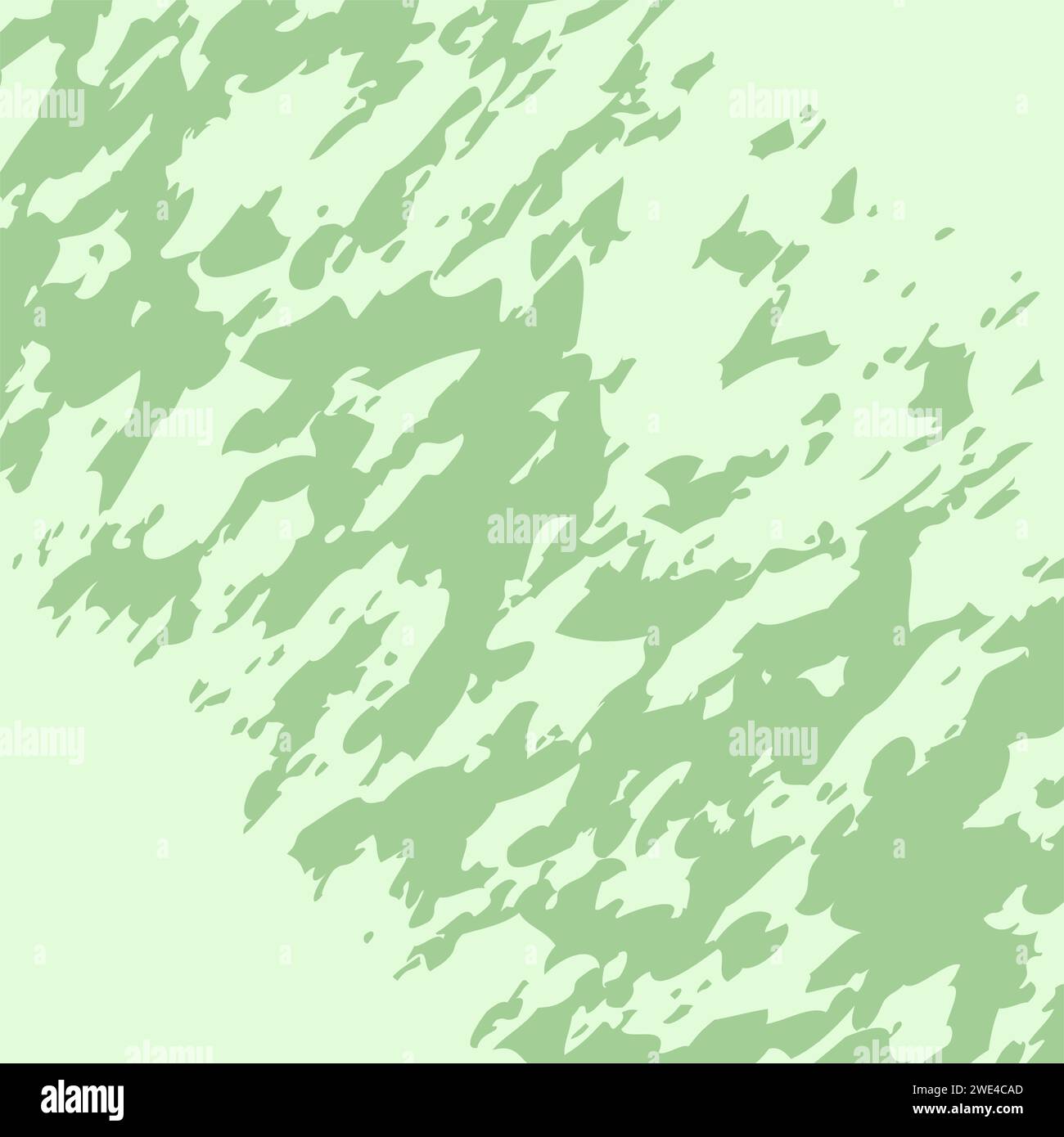 green, pale background with brush texture effect, pattern. Square shape, grunge noise texture ...