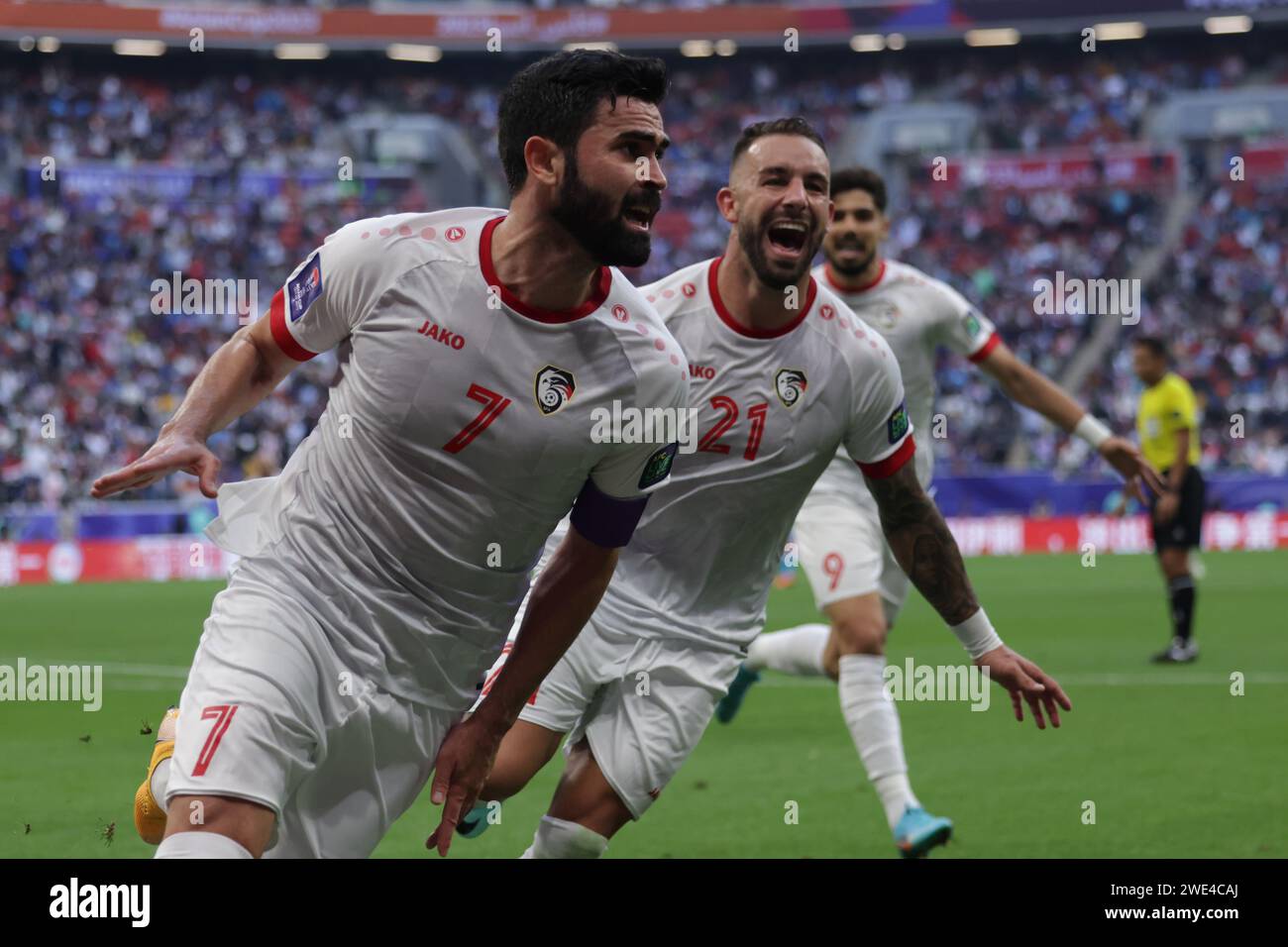 Al Khor, Qatar. 23rd Jan, 2024. AL KHOR, QATAR - JANUARY 23: Omar ...