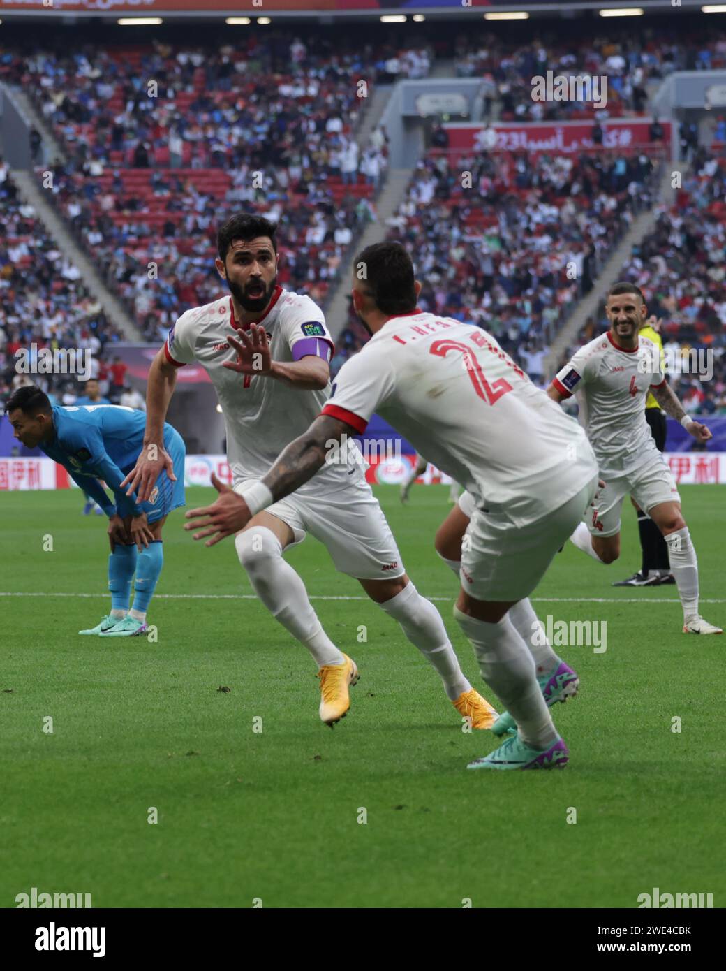 Al Khor, Qatar. 23rd Jan, 2024. AL KHOR, QATAR - JANUARY 23: Omar ...