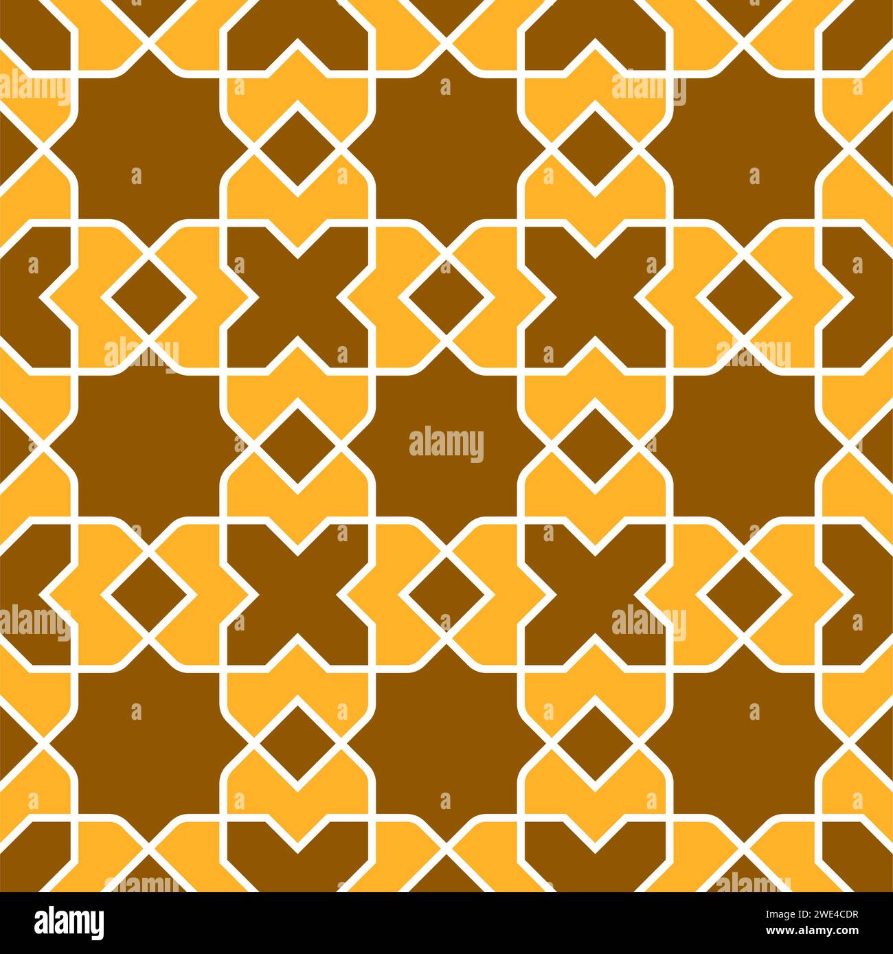 Seamless geometric pattern in arabic style Zellij Stock Vector Image ...