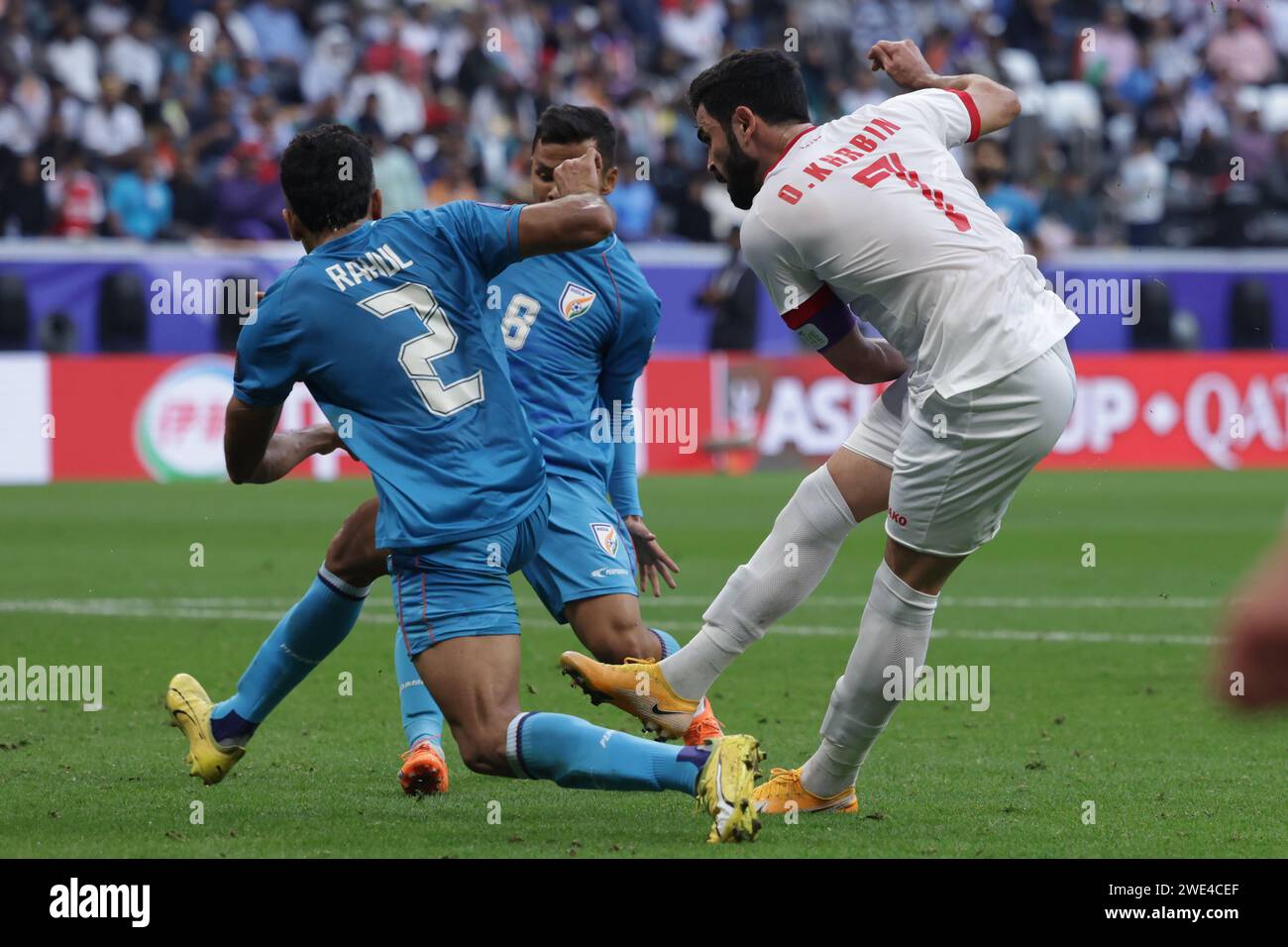 Al Khor, Qatar. 23rd Jan, 2024. AL KHOR, QATAR - JANUARY 23: Omar ...