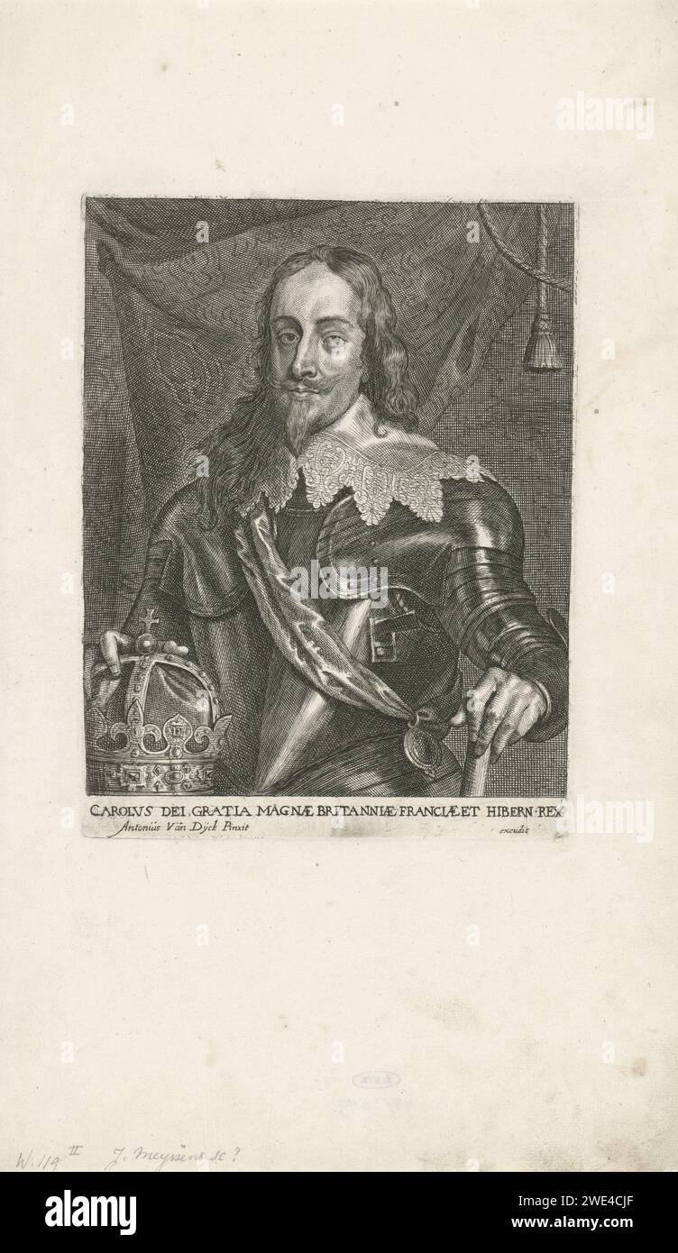 Portrait of King Charles I of England, Joannes Meyssens (Possible ...
