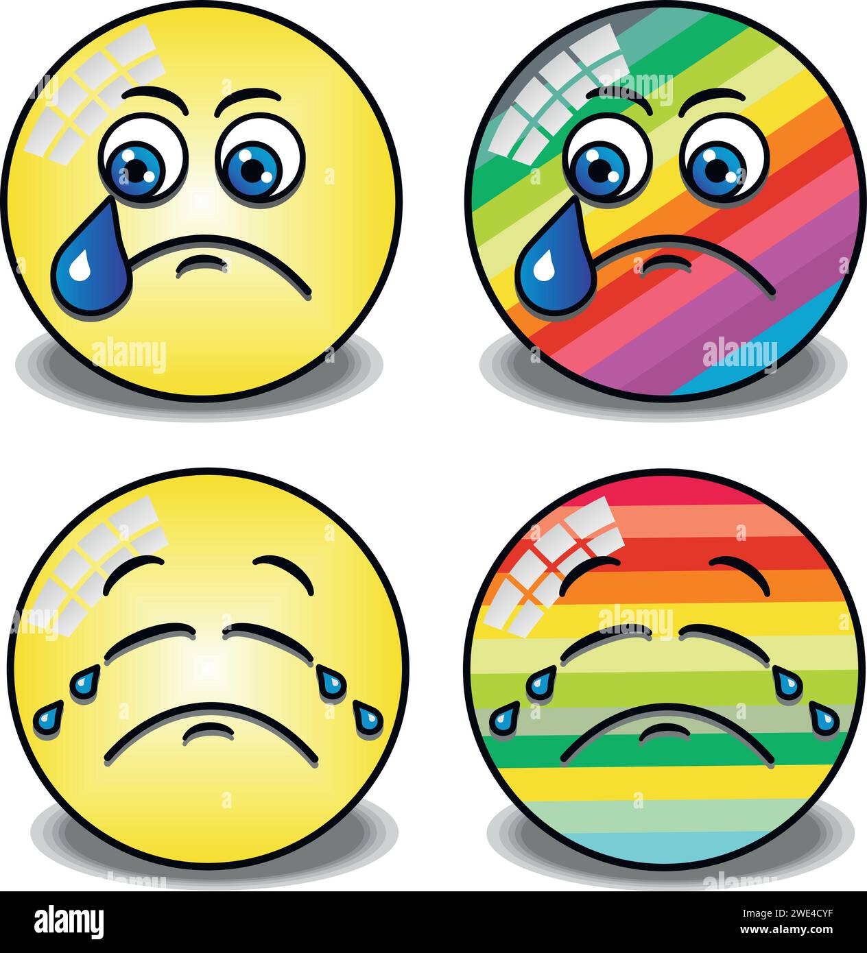 Yellow smiley faces positive Stock Vector Images - Alamy