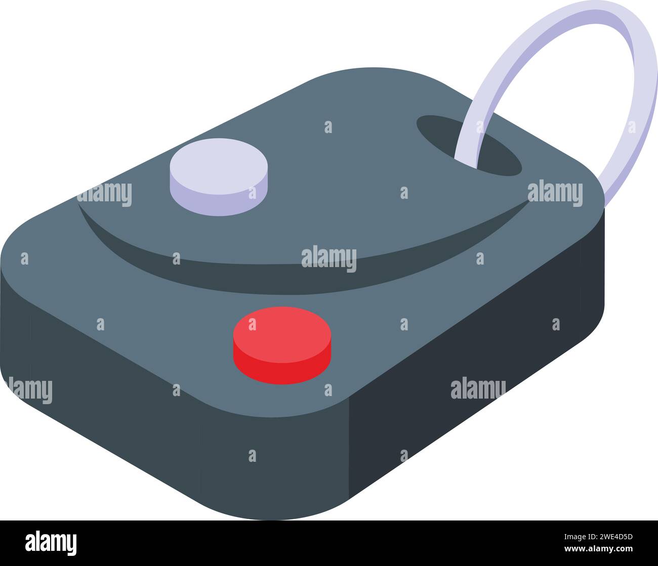 Mobile Tracker Tag Icon Isometric Vector Urban Pin Track Driver Data