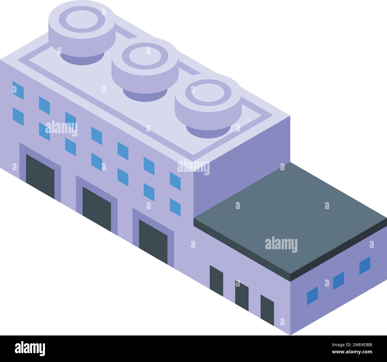 Bio factory icon isometric vector. Source liquid. Pipeline ship ...
