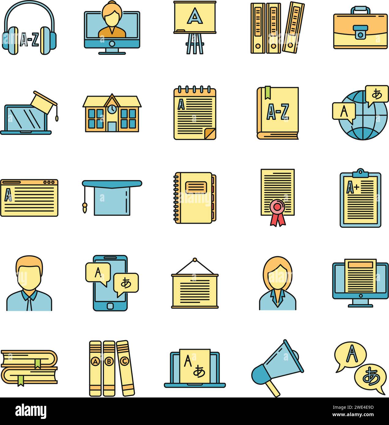 English conversation teacher Stock Vector Images - Alamy