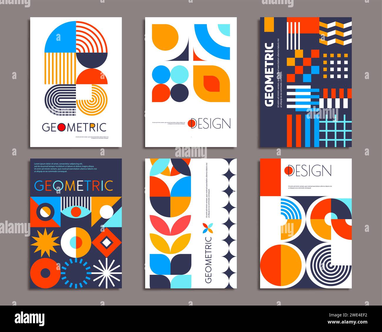 Geometric Shape Magazine Advertisements